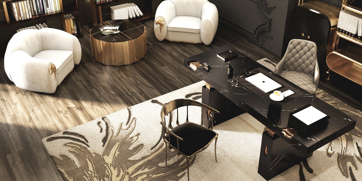 Luxury home office ideas - Desk, Chairs and Furniture